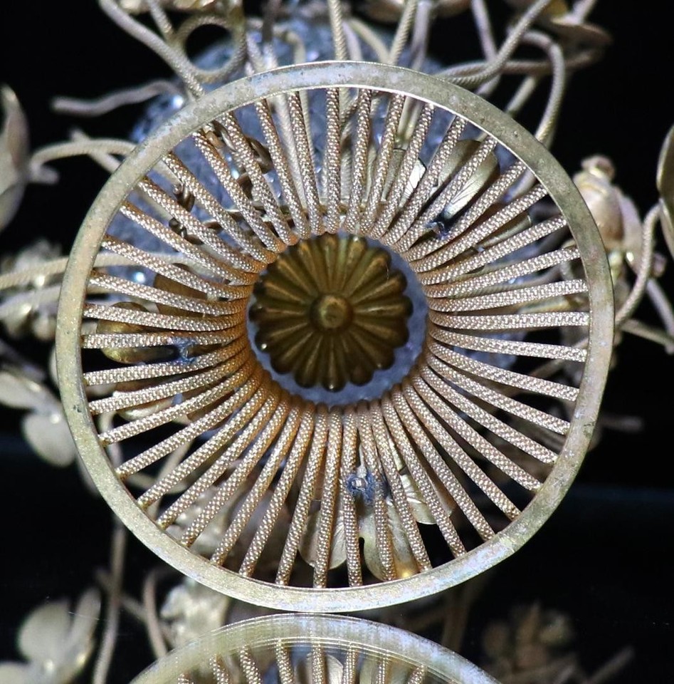 Old Baccarat Museum Quality Bronze Decoration Trinket Case Dearman Bizo ...