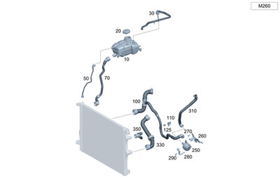 Genuine Mercedes-Benz Expansion Reservoir 247-500-00-49 | eBay