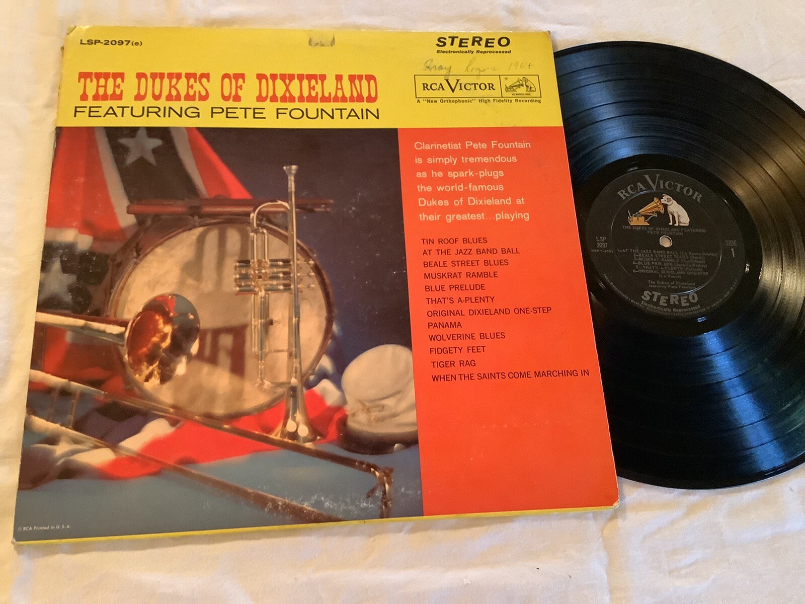 Lot 5 JAZZ LPs DUKES OF DIXIELAND Al Hirt DIXIE LAND USA Buck Clayton ...