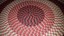 VINTAGE BRAIDED RUG ROUND LARGE RED & WHITE CIRCULAR 7ft DIAMETER | eBay