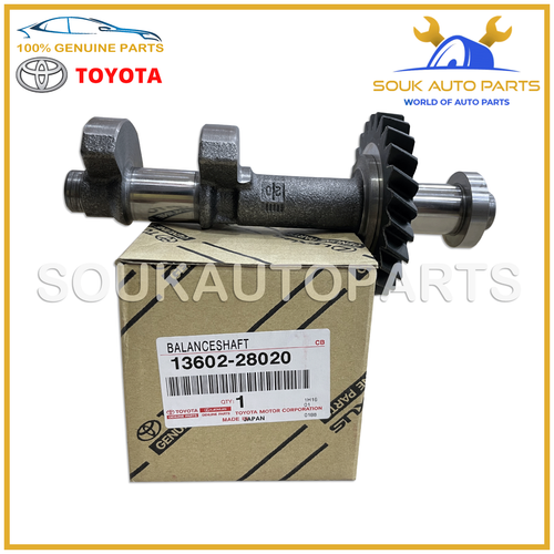 13602-28020 TOYOTA GENUINE BALANCE SHAFT SUB-ASSY, NO.2 1360228020 OEM ...