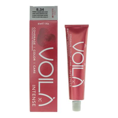 Intercosmo Voila 3C Incense 8.34 Light Golden Copper Blonde Hair Colour ...