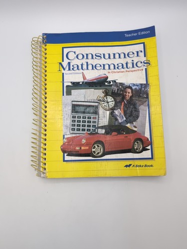 Abeka Consumer Mathematics in Christian Perspective Teacher Edition | eBay