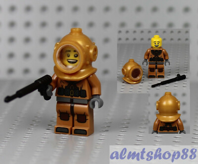 LEGO Series 8 - Diver Minifigure Bowler Hat Newspaper 8833 Collectible ...