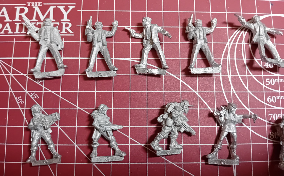 Grenadier Future Warriors Lot 1990s Metal Figures Sci-Fi Figures 28mm x ...