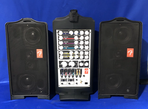 Fender Passport PD-250 Portable Speaker System with 50' Cables TESTED ...