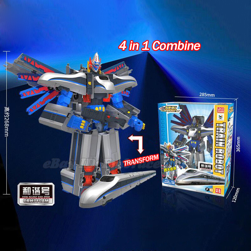 LDCX Super Train Robot China High Speed Railway 4 in 1 Trainsform ...