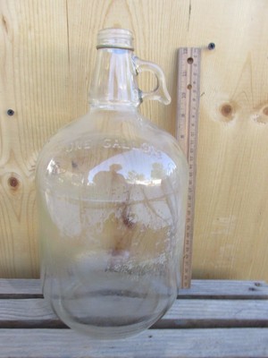 One Gallon Glass Jug With Cork - Glass Designs