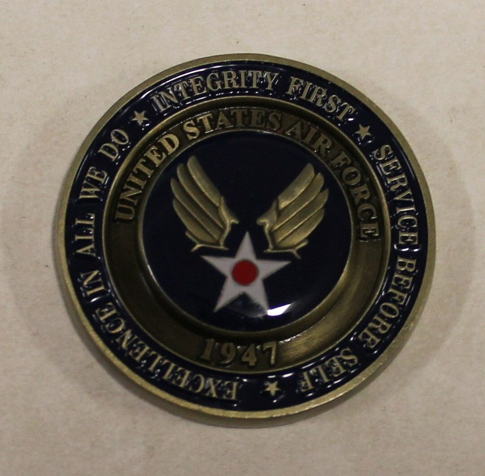 USAF Air Force Original 1999-2008 Airman's Challenge Coin Version 1 | eBay