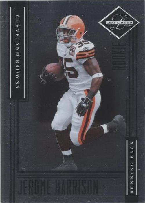 2006 Leaf Limited - Rookie Jerome Harrison #210 /299 (RC) for sale ...