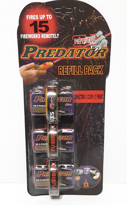 💥 FIREWORKS Predator REFILL PACK for Remote Control Firing System NEW ...