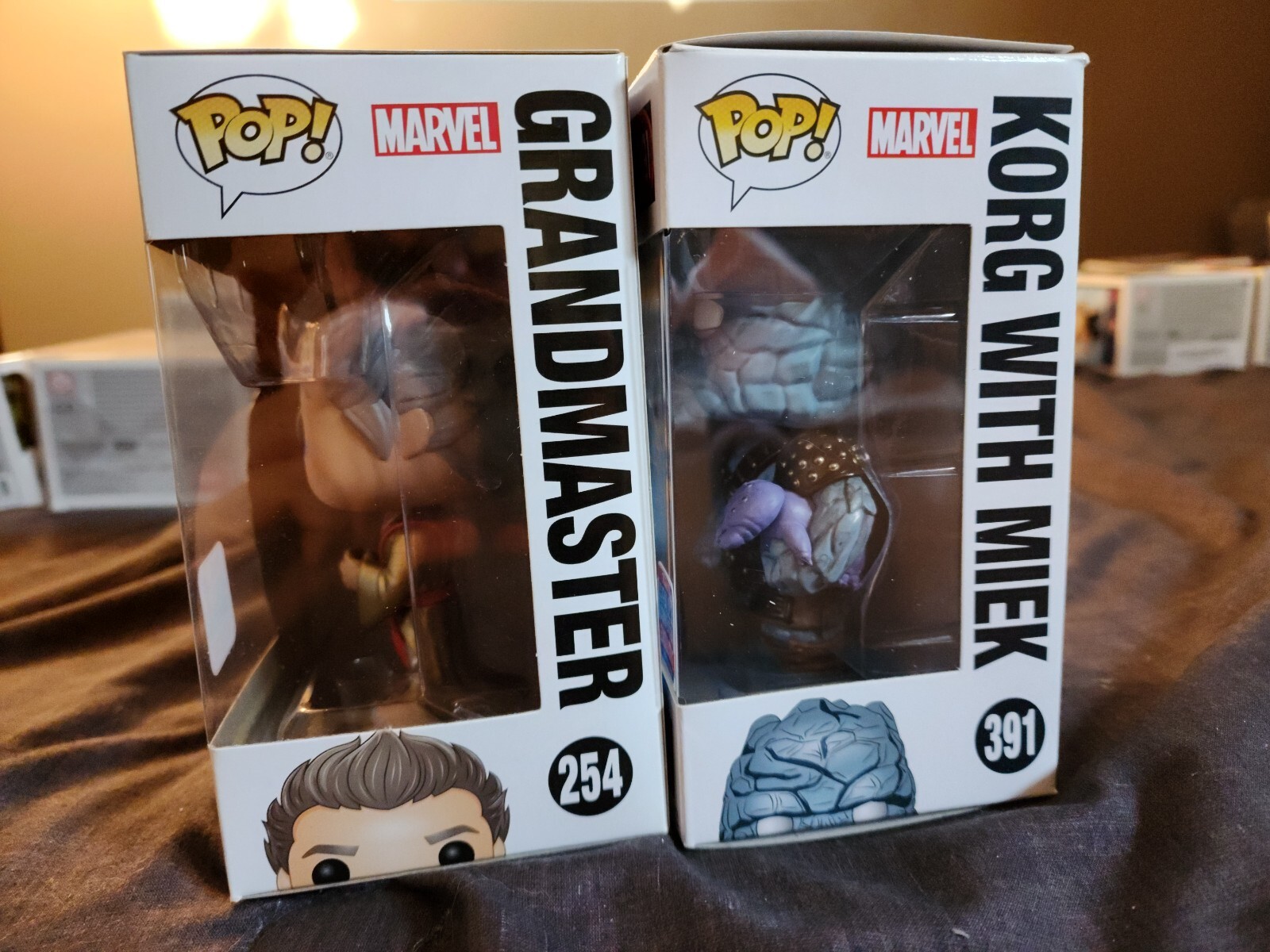 Funko Pop! Thor Ragnarok - Grandmaster NYCC #254 & Kork with Miek NYCC ...