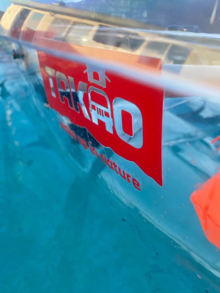 Takao 1-Seater Clear Kayak Single Plexiglass Bottom w/Frame Clear Seat ...