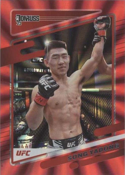 2022 Donruss UFC - Song Yadong #103 Holo Red Laser /75 for sale online ...