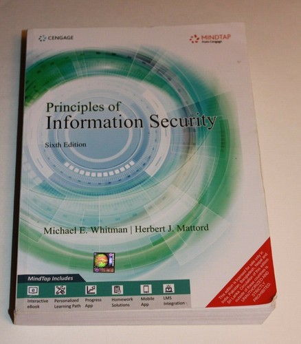 PRINCIPLES OF INFORMATION SECURITY **BOOK ONLY** INTERNATIONAL VERSION ...
