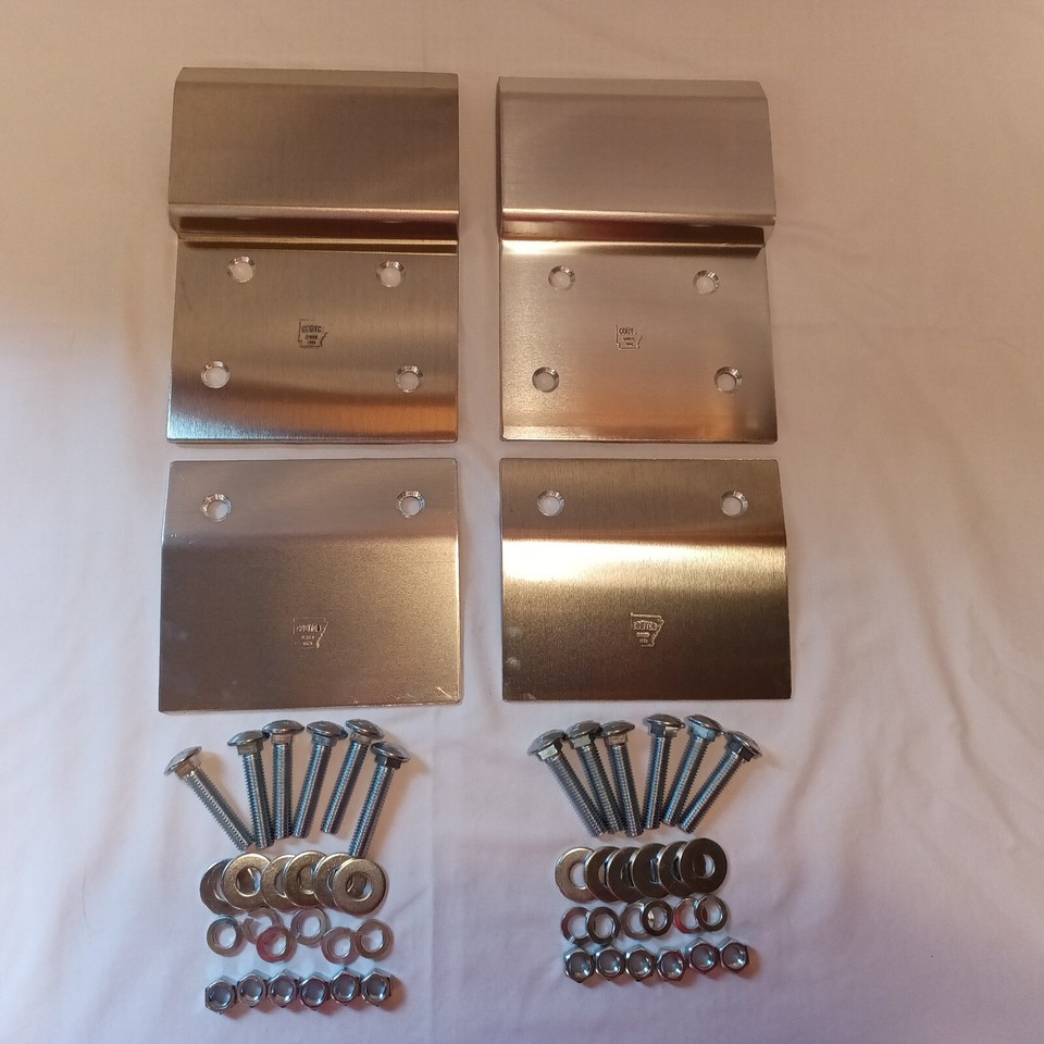 Loading Ramp End Kit Top & Bottoms Fits 1" x 4" Boards Aluminum Plate ...