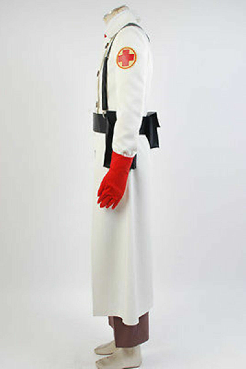 Team Fortress II 2 Medic Suit Outfit Uniform Cosplay Costume Halloween ...