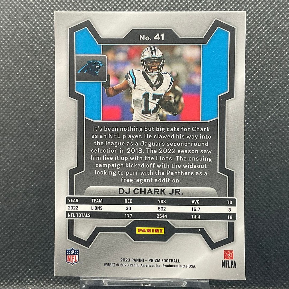 2023 Panini Prizm DJ Chark Jr. 41 Carolina Panthers | eBay