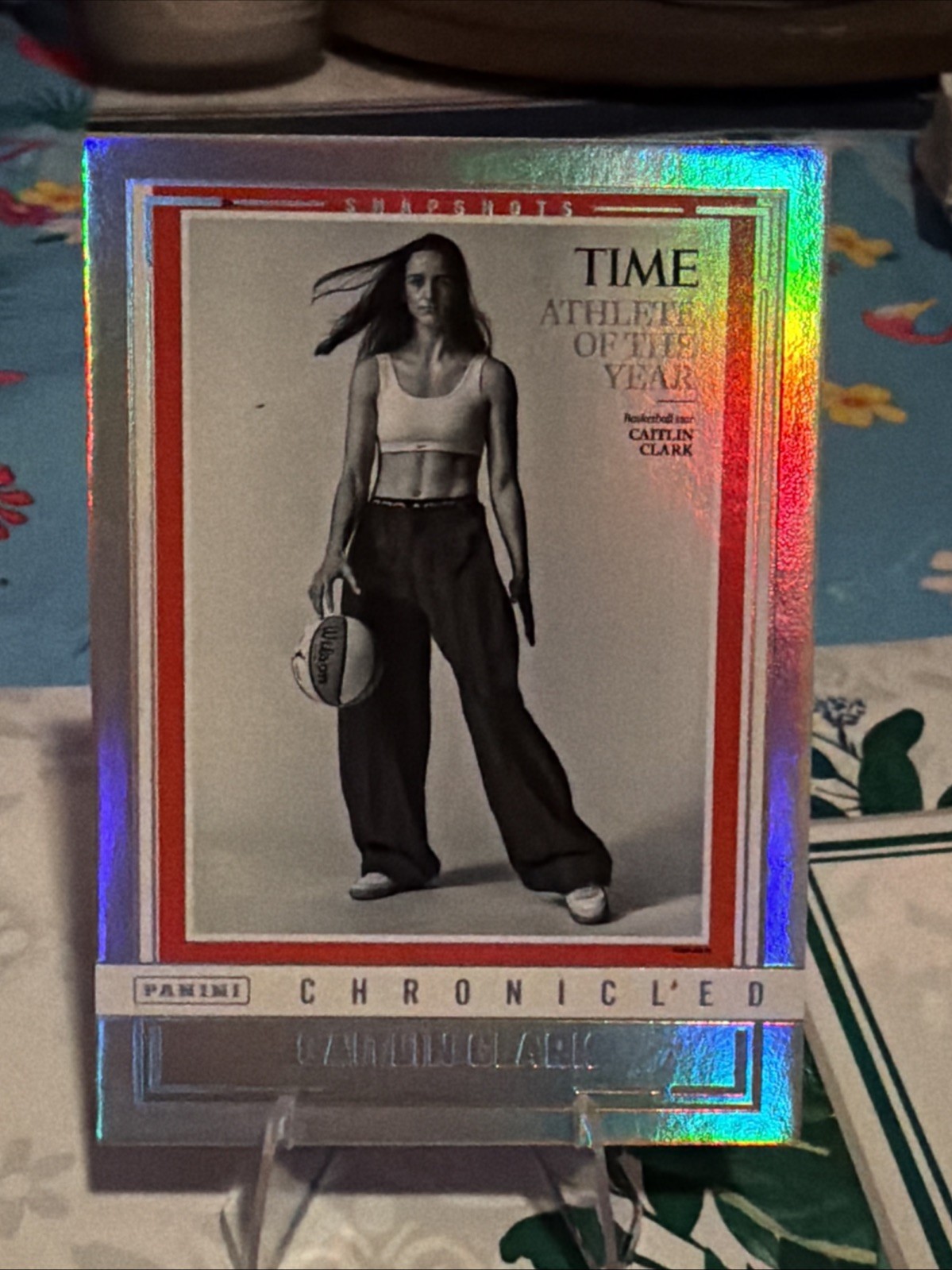 2025 Caitlin Clark Chronicled TIME MAG; ATHLETE OF THE YEAR Refractor ...