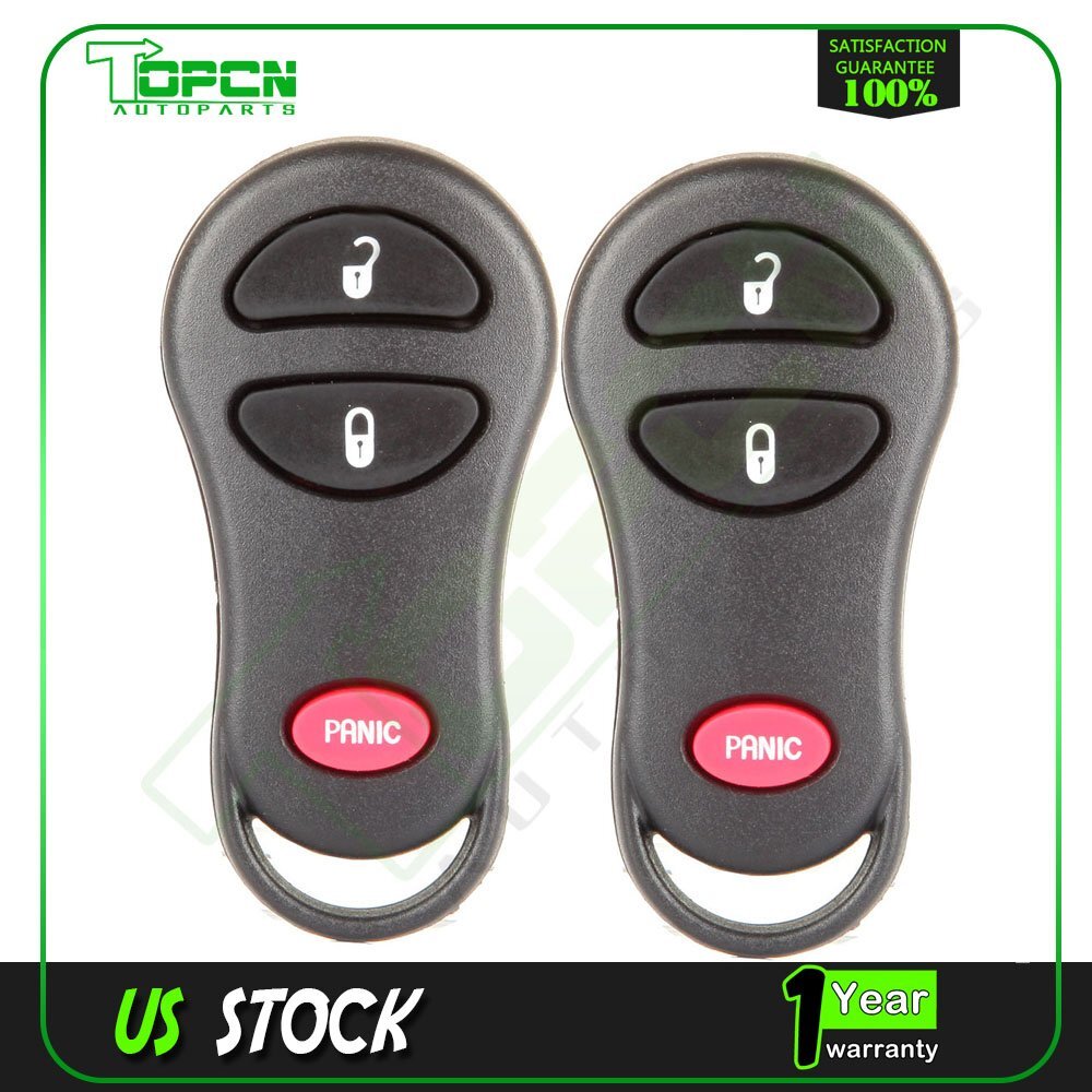 2 For Chrysler Prowler Dodge Ram Keyless Entry Remote Control Car Key ...
