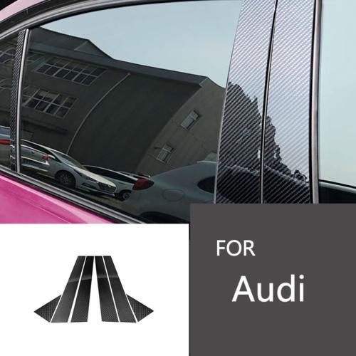 For Audi Q5 2013-2017 Carbon Fiber Exterior Window B-Pillar Post ...
