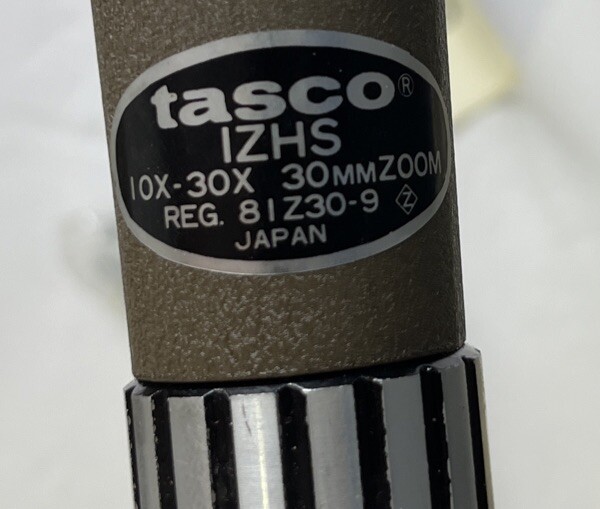 Vintage Tasco Telescope 10X-30X 30MM ZOOM 1 ZHS SCOPE with Box NICE! | eBay