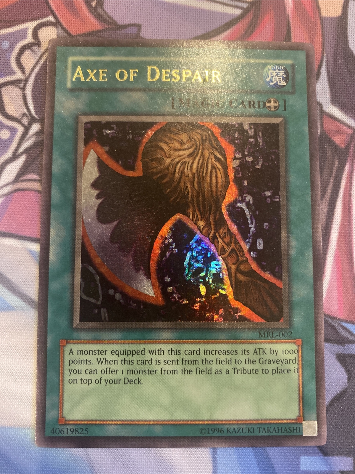 Yu-Gi-Oh! TCG Axe of Despair Magic Ruler MRL-002 Unlimited Ultra Rare ...