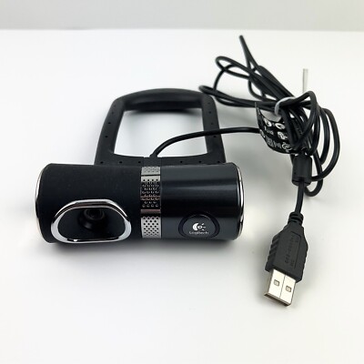 Logitech QuickCam USB Ultra Vision V-UBH44 Webcam 1.4MP - Black Edition ...