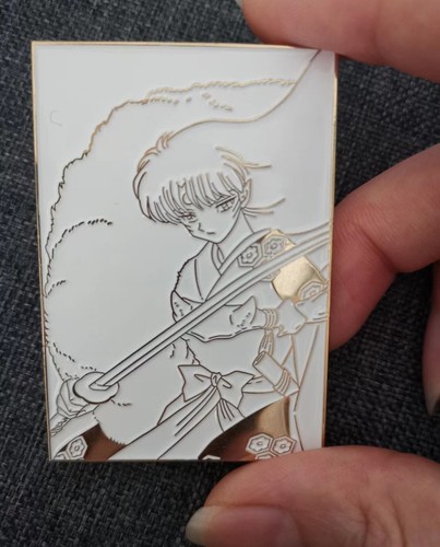 Japan Anime Sesshomaru Pin Metal Pin Badge Brooch Enameled Bedge ...