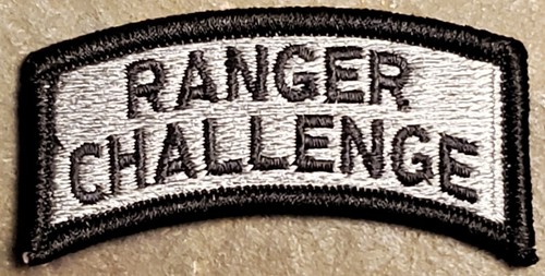 Ranger Challenge Patch Tab ACU Army Combat Uniform w/ hook & loop back ...