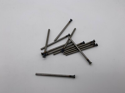 Royal .102 X 2" Long Bevel Headed Punches, Tool Steel Lot Of 12 Pieces ...