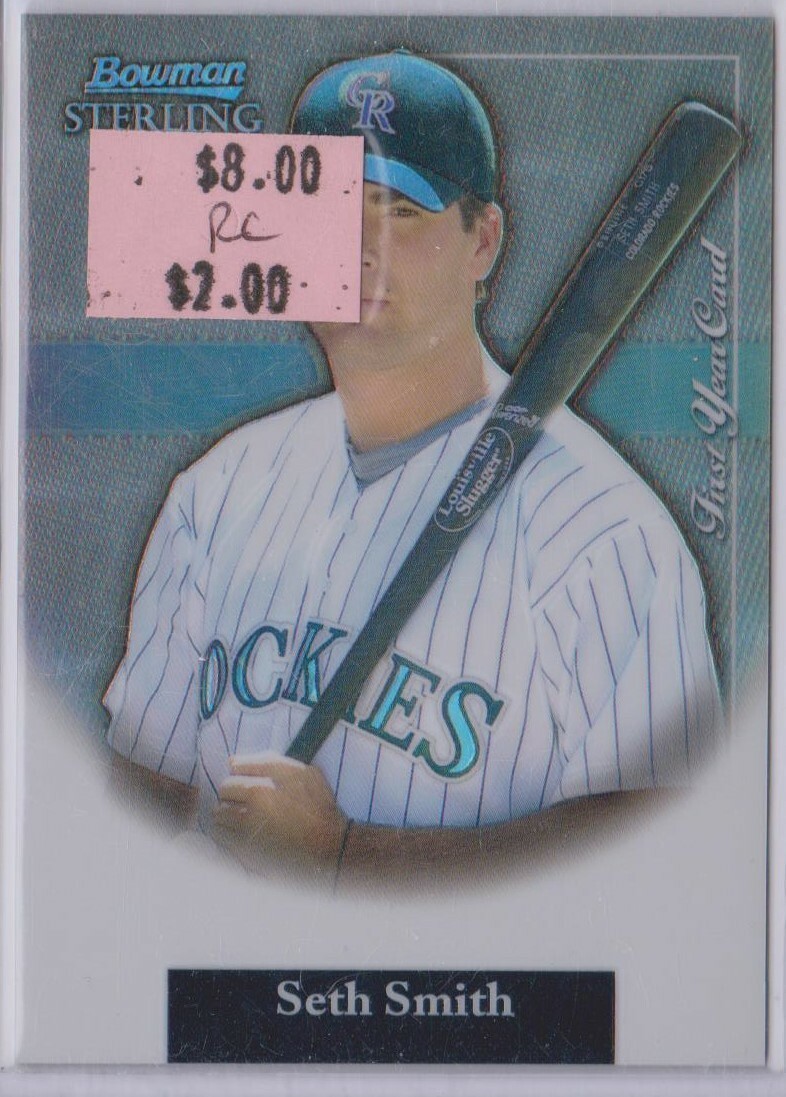 SETH SMITH 2004 BOWMAN STERLING REFRACTOR ROOKIE #76/199 ROCKIES RC | eBay