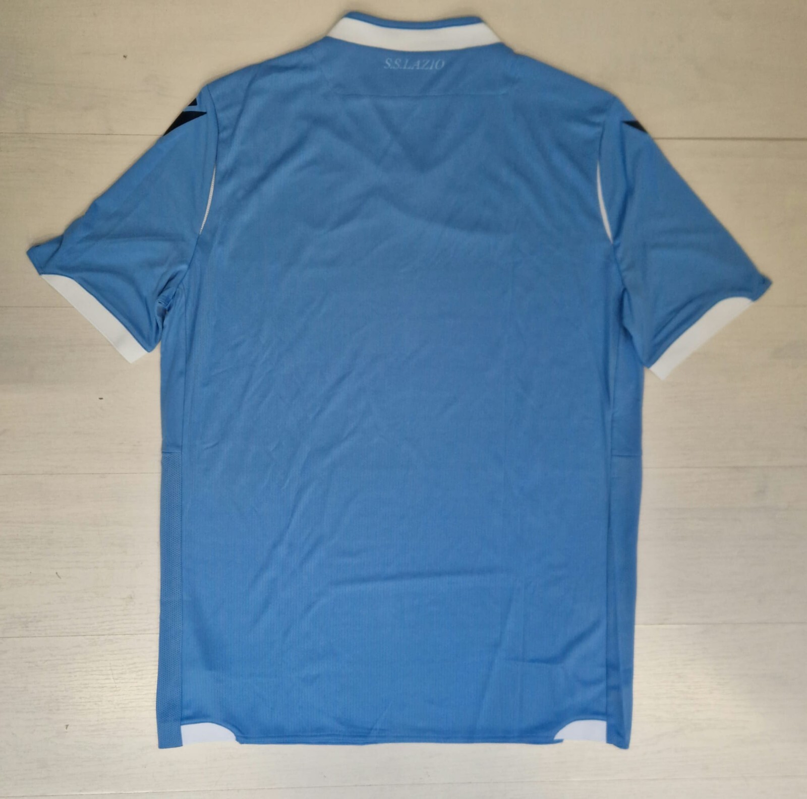 A2 Macron Lazio T-Shirt Competition Home Match Issue Shirt Authentic ...