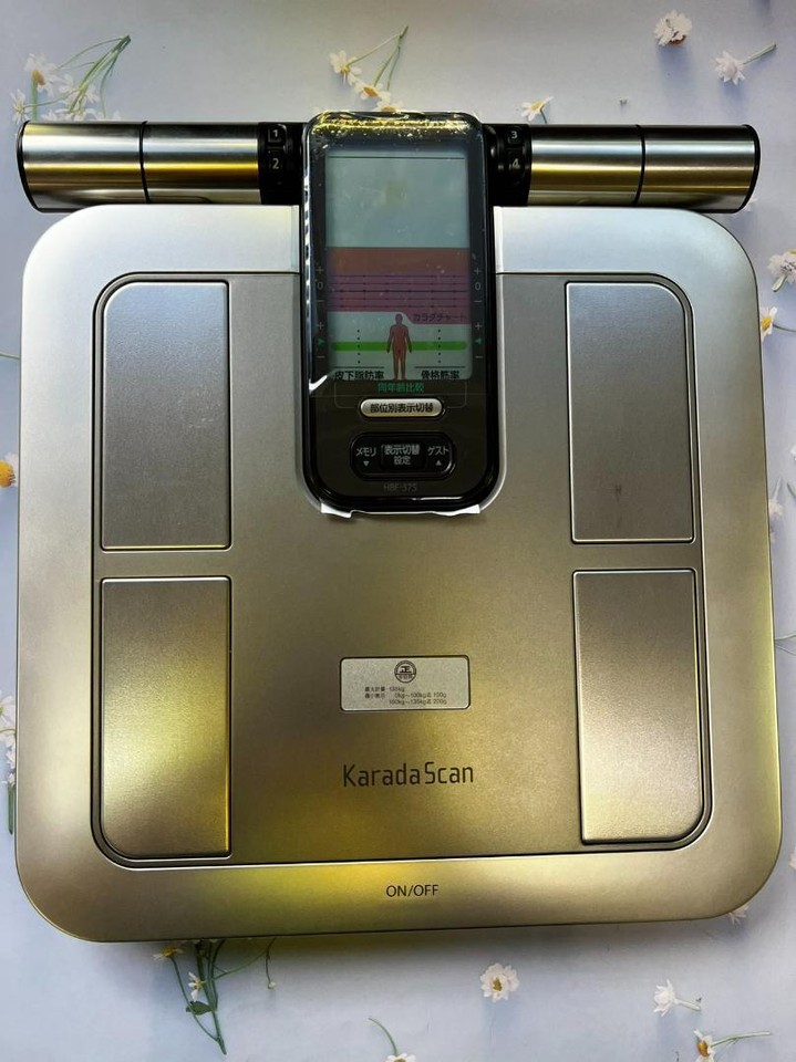 mron HBF-375 KARADA Scan Body Composition & Scale | eBay