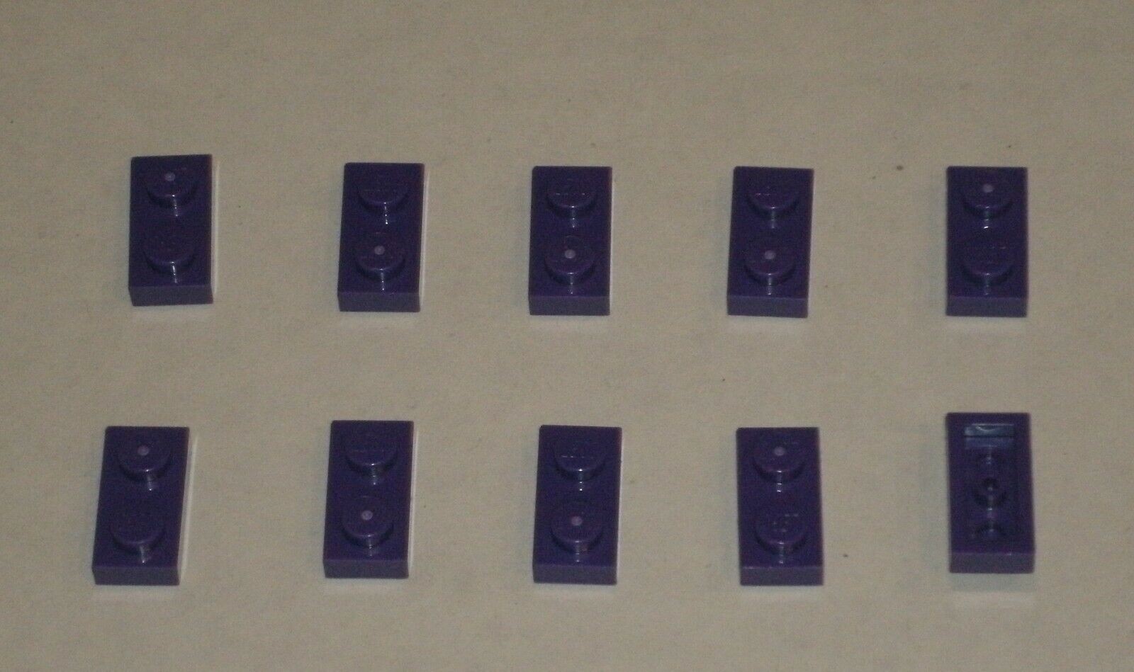 LEGO NEW 1x2 Dark Purple Plate (10x) 4589622 4224858 4655695 Brick 3023 ...