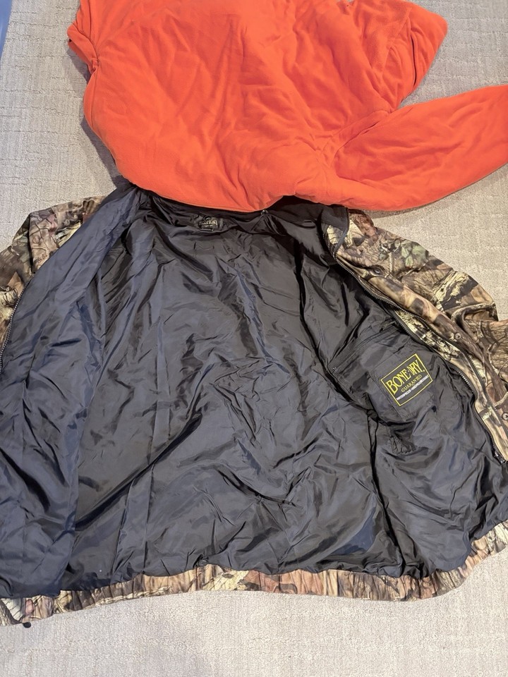 2 Pc Red Head Snap Zip Camo Coat Break-Up Infinity Men 2XL, Inner ...