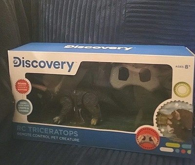Brand New Discovery Remote Control Triceratops Dinosaur Toy Interactive ...
