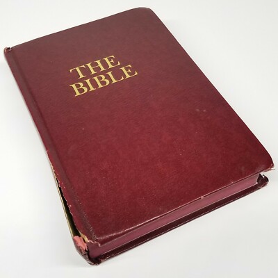 The BIBLE RED Revised Standard Version ABS American Bible Society Hard ...