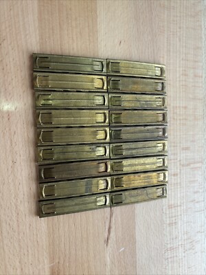 Lot of 19 8mm Mauser 5 Round Brass Stripper Clips Turkish military one ...
