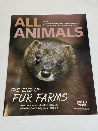 All Animals Magazine Fall 2023 Black Beauty Ranch End of Fur Farms ...