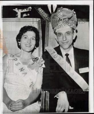 1964 Press Photo Allen Teich and Barbara Ann Johnson win "Take Off ...