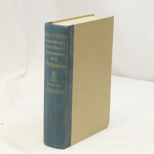Thorndike Barnhart Comprehensive Desk Dictionary 1951 Doubleday Press ...