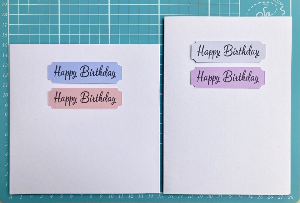 Mixed Card Making Banners Embellishments Sentiments Toppers - Happy ...