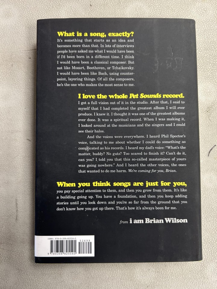 SIGNED I Am Brian Wilson A Memoir by Brian Wilson 2016 1st/1st HCDJ ...