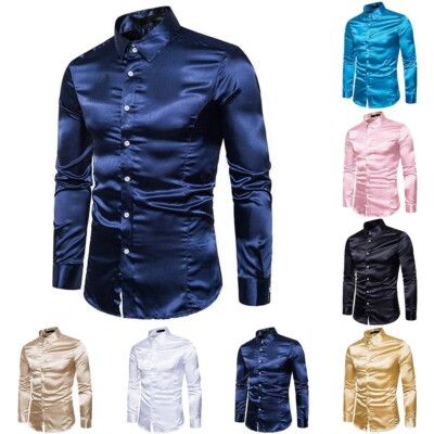 Chemises Homme Hauts Chemisier Boutonné Quotidien Robe Chemise ...
