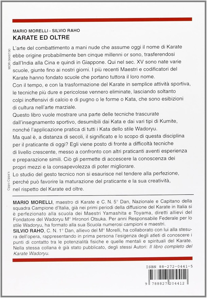 Mario Morelli Silvio Raho Karate ed oltre (Paperback) (UK IMPORT ...
