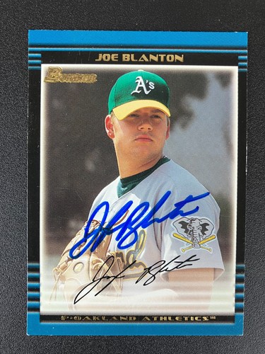 Joe Blanton 2002 Bowman A's In Person IP TTM Signed Auto Autograph | eBay