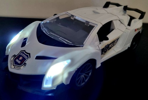 RC Police Lamborghini Veneno Doors Open Remote Control Car Kids Boys ...