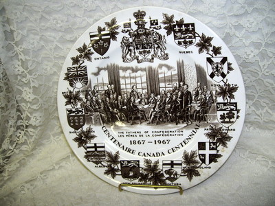 CANADA CENTENNIAL PLATE 1867 - 1967 WOOD & SONS | eBay