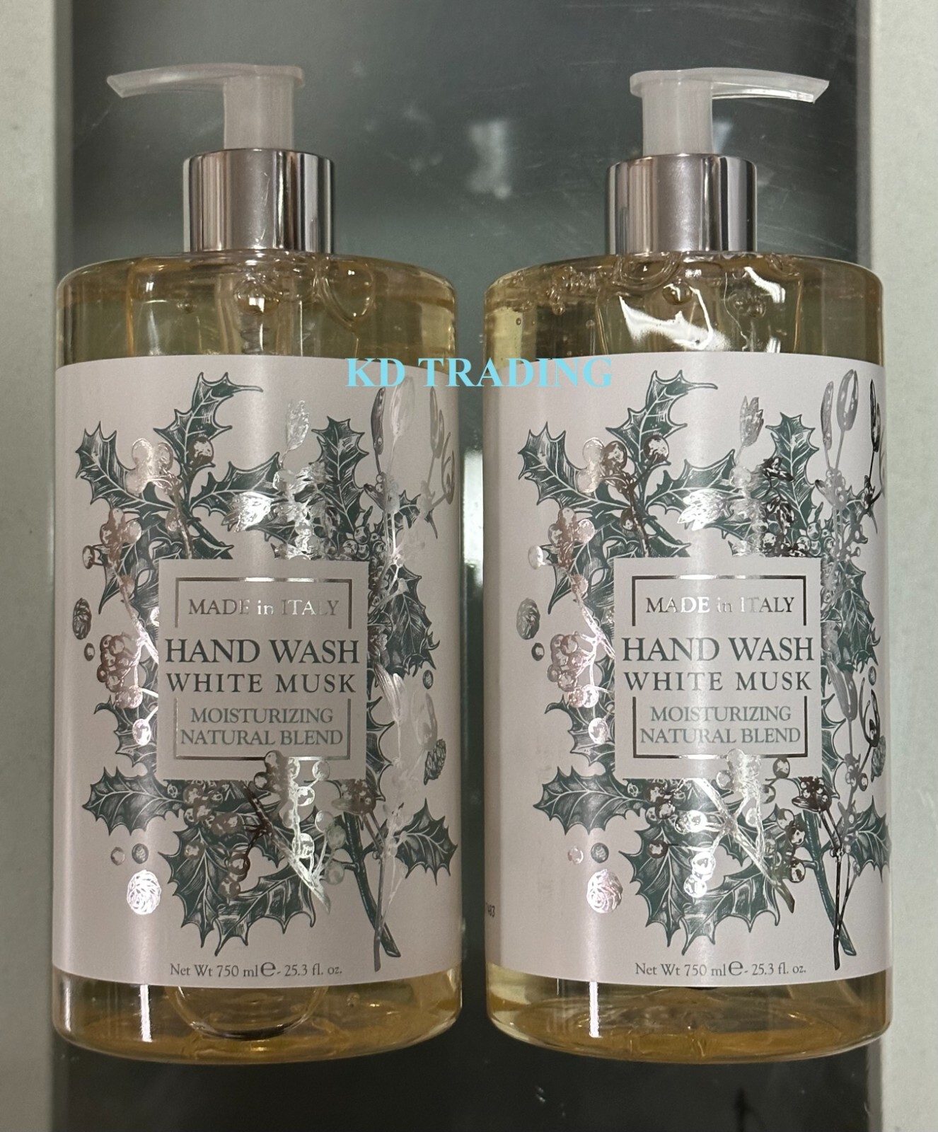 (2-Pk) Saponerie Mario Fissi ~ WHITE MUSK Moisturizing Natural LIQUID ...